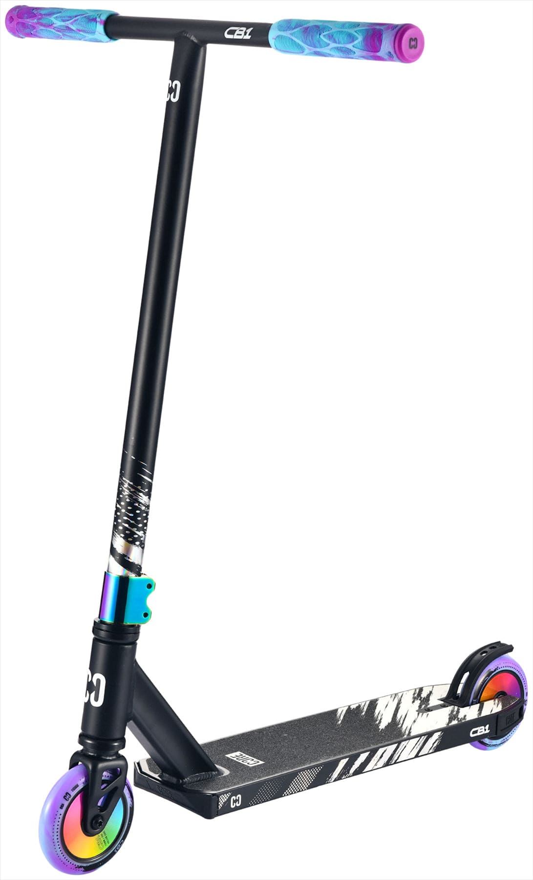 CORE CB1 Beginner Complete Stunt Scooter - Black / Neochrome — Skates.co.uk