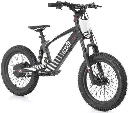 Revvi 18" Kids Electric Balance Bike - Black — Skates.co.uk
